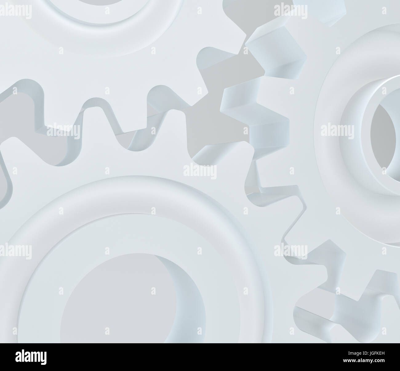 Gears on a gray background. 3d rendering. Working machinery part Stock ...