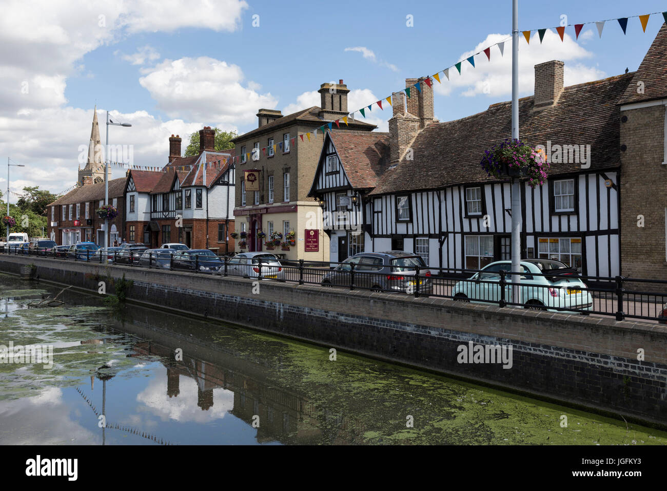 godmanchester village, cambridgeshire, england, uk Stock Photo - Alamy