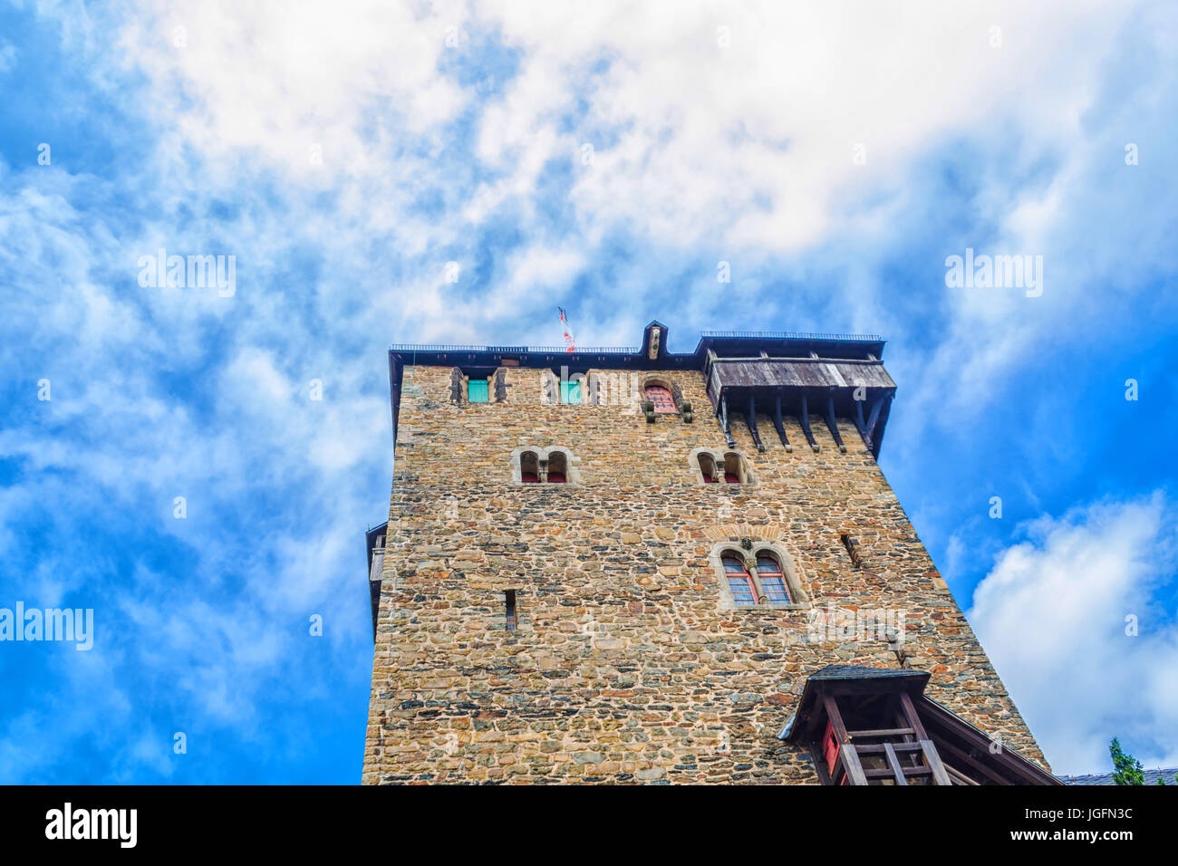 Old defense tower of a historic fortress Stock Photo - Alamy