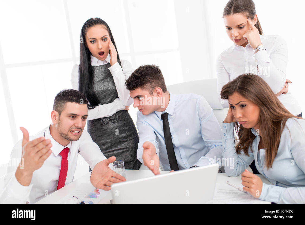Colleagues office stressed hi-res stock photography and images - Alamy