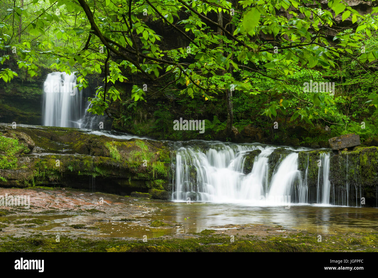 Lower ddwli falls, brecon beacons hi-res stock photography and images ...