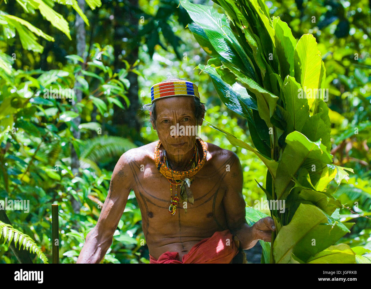 MENTAWAI PEOPLE, WEST SUMATRA, SIBERUT ISLAND, INDONESIA – 03 OKTOBER ...