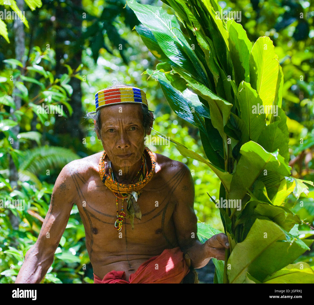 MENTAWAI PEOPLE, WEST SUMATRA, SIBERUT ISLAND, INDONESIA – 03 OKTOBER ...