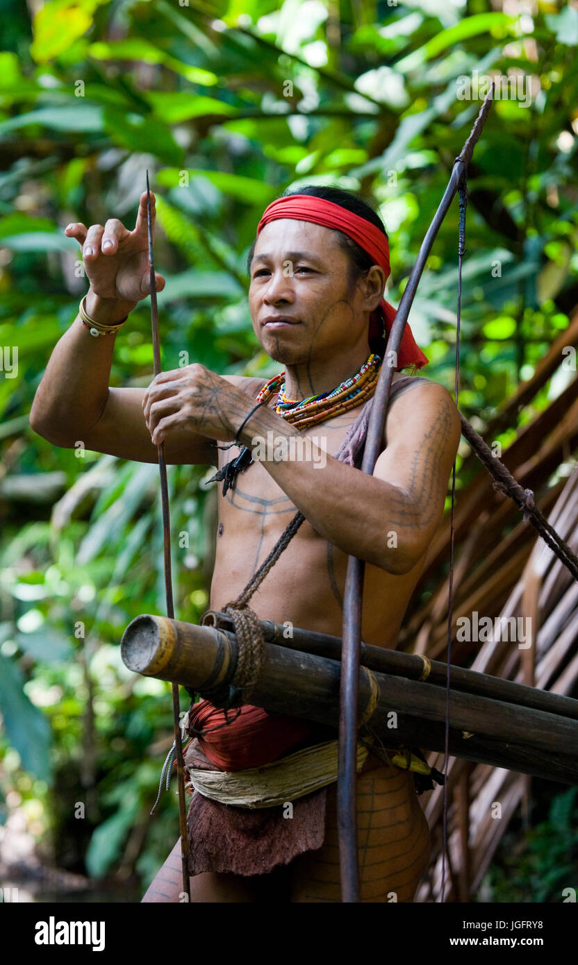 MENTAWAI PEOPLE, WEST SUMATRA, SIBERUT ISLAND, INDONESIA – 03 OKTOBER ...