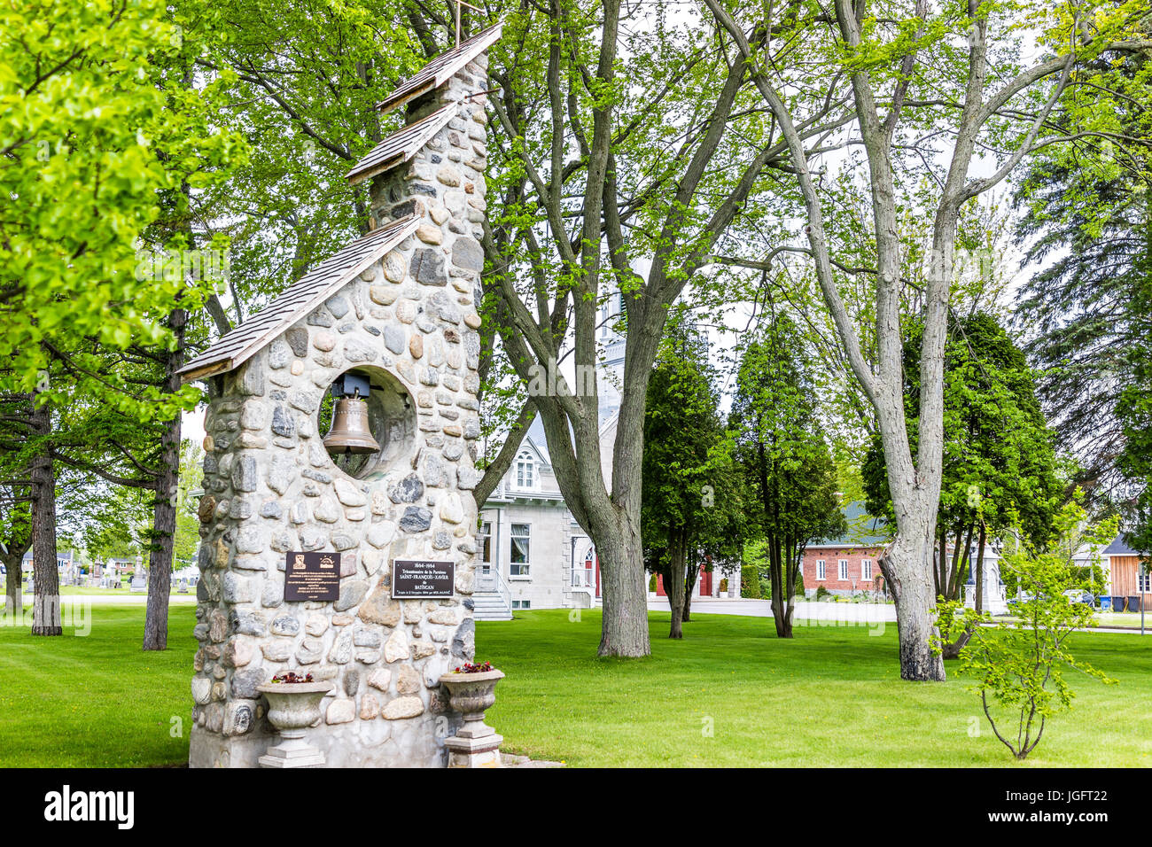 Batiscan, Canada - May 29, 2017: Parish of Saint Francois Xavier de ...
