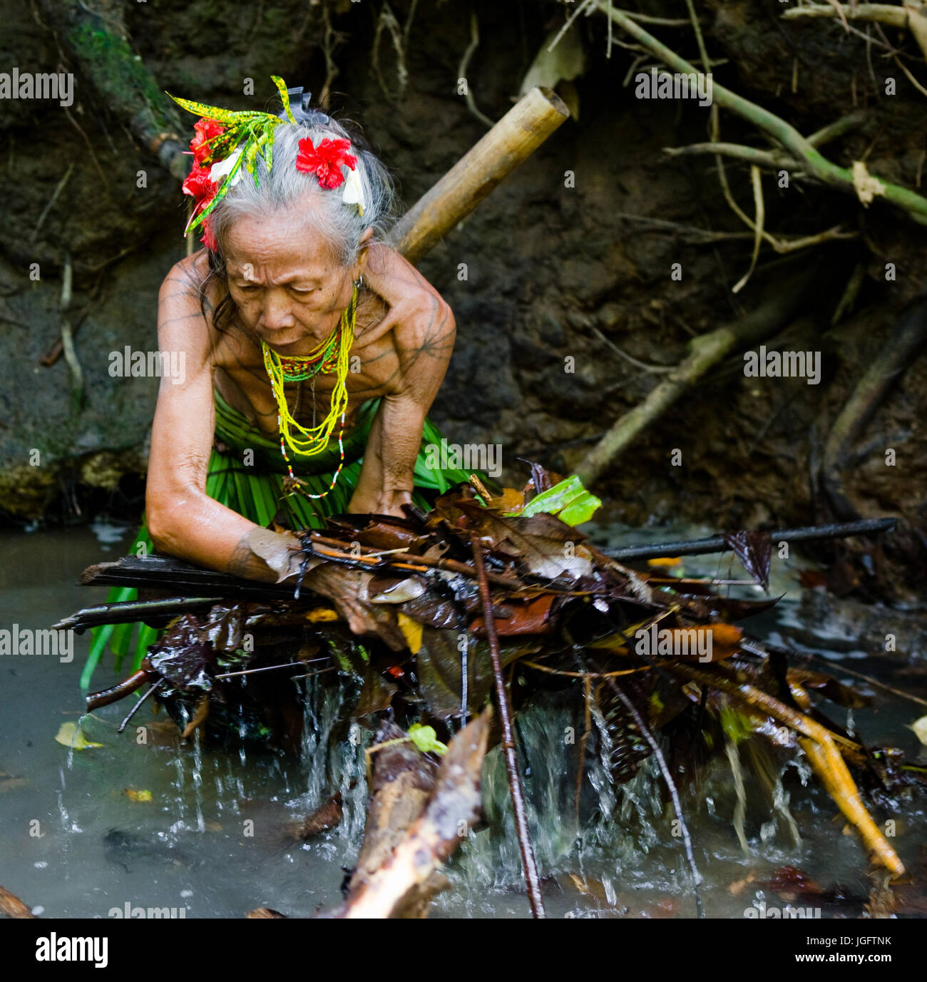 MENTAWAI PEOPLE, WEST SUMATRA, SIBERUT ISLAND, INDONESIA – 16 NOVEMBER ...
