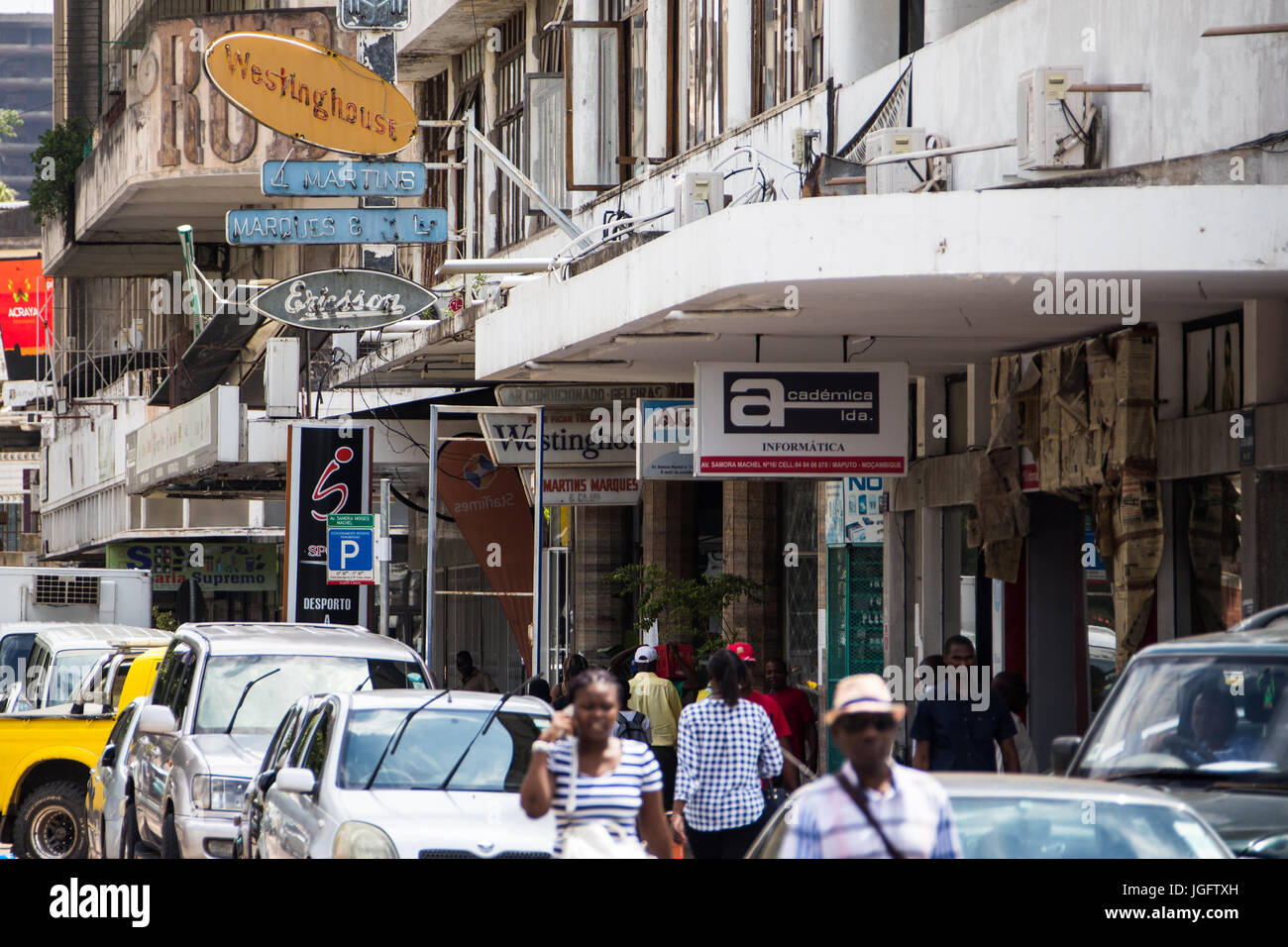 Downtown Maputo, Mozambique Stock Photo - Alamy