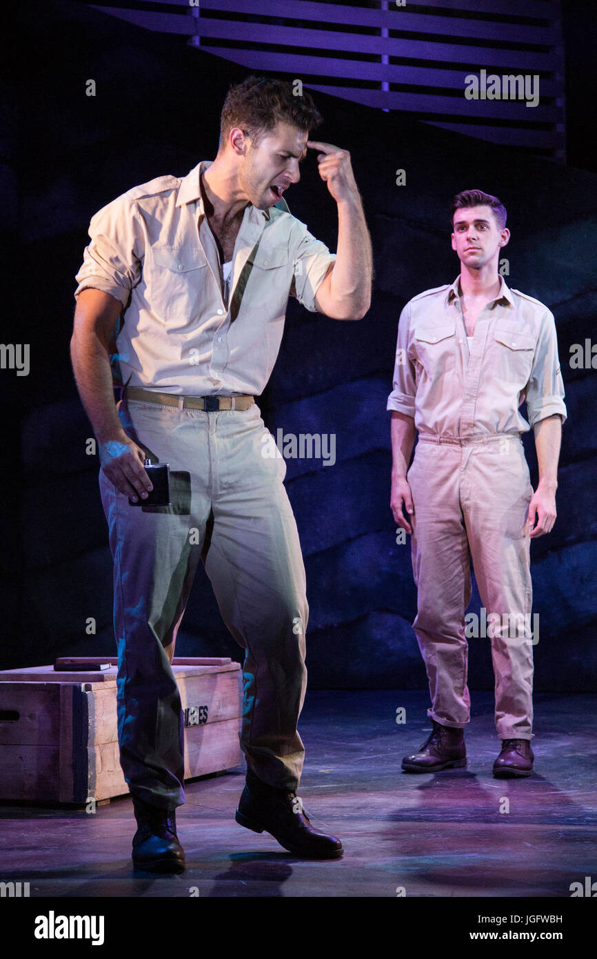 London, UK. 6 July 2017. L-R: Andy Coxon, Scott Hunter. Based on the ...
