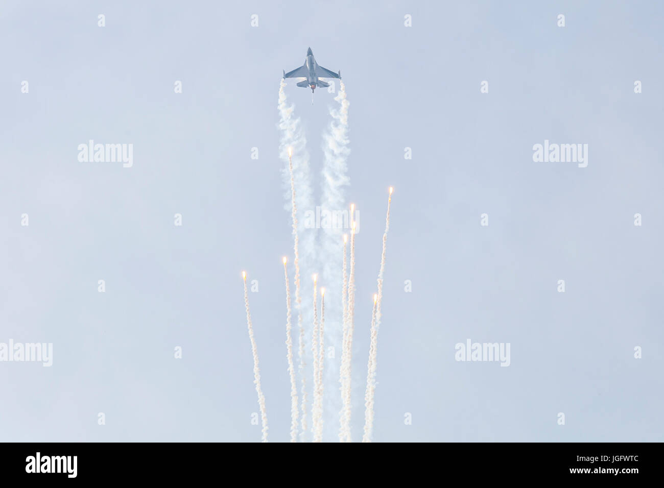 FIghter plane in the sky Stock Photo - Alamy
