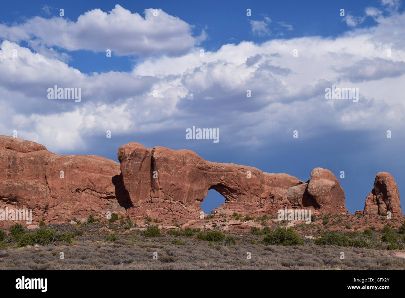 Red Rocks in Moab Utah Stock Photo - Alamy