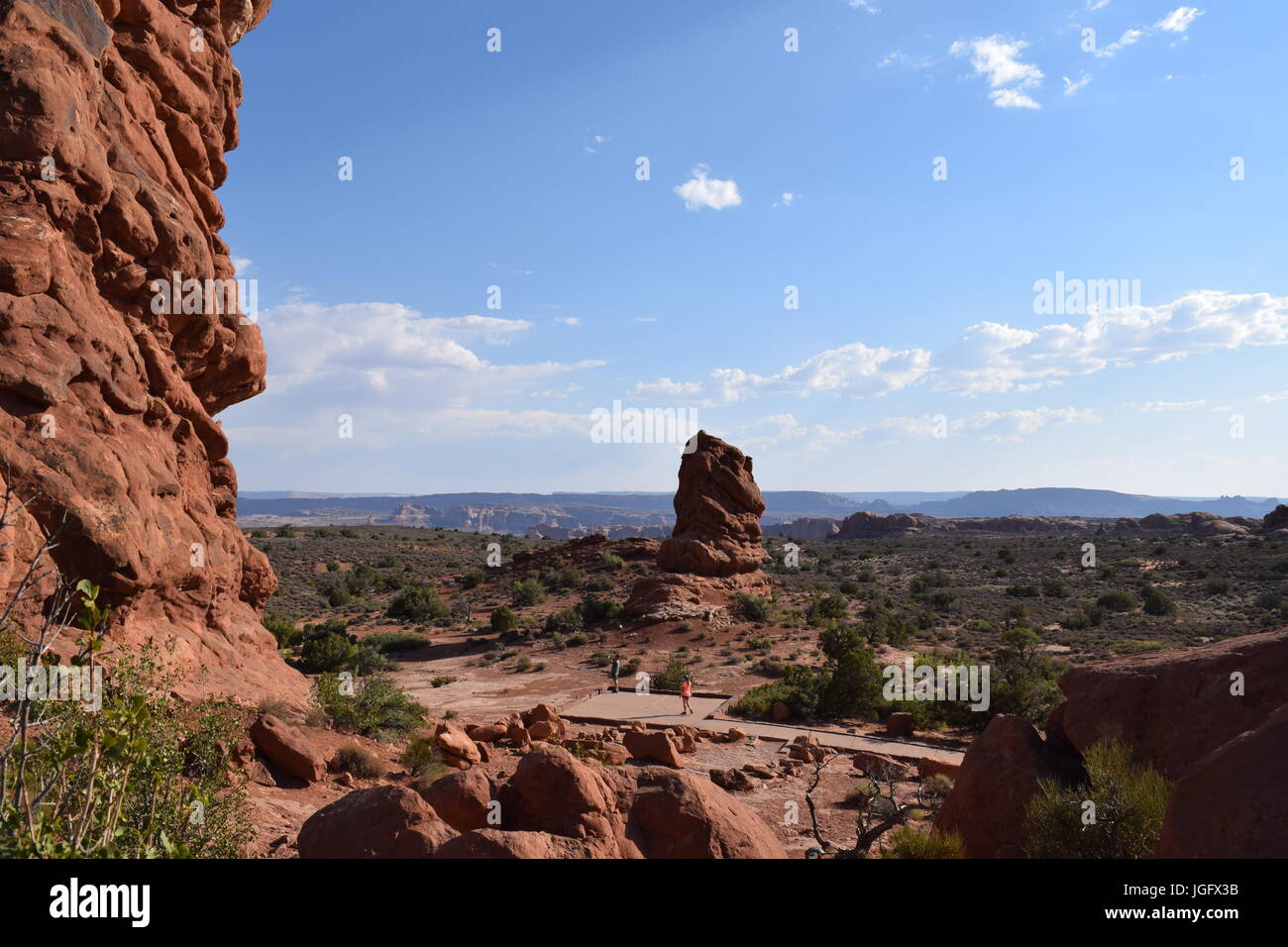 Red Rocks in Moab Utah Stock Photo - Alamy