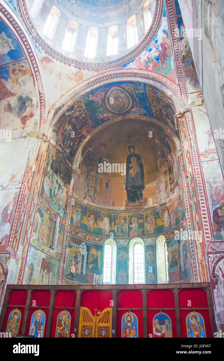 Interior Apse in Cathedral of the Nativity of the Virgin, Gelati ...