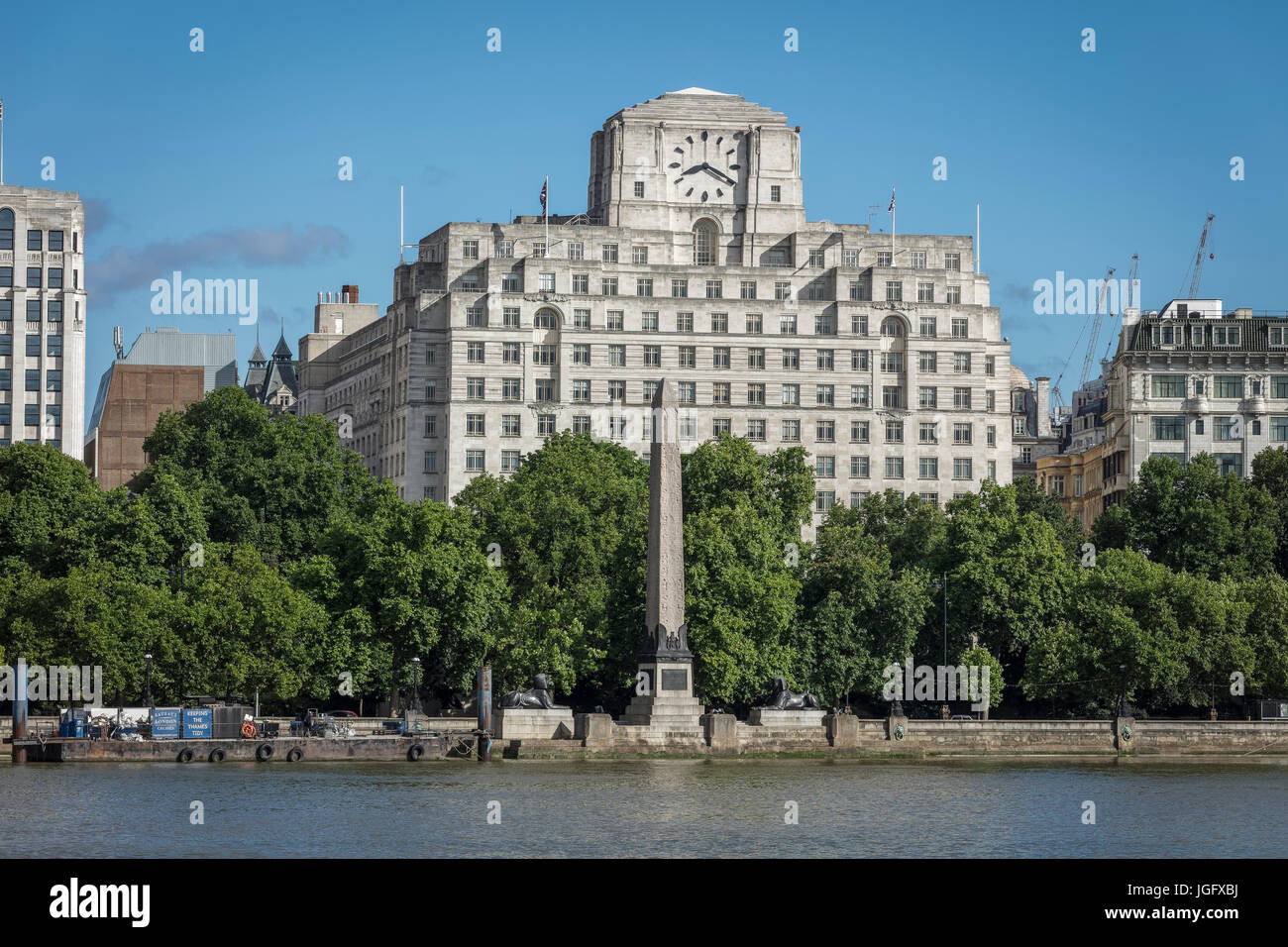 Cleopatra's Needle Monument in London Stock Photo - Alamy
