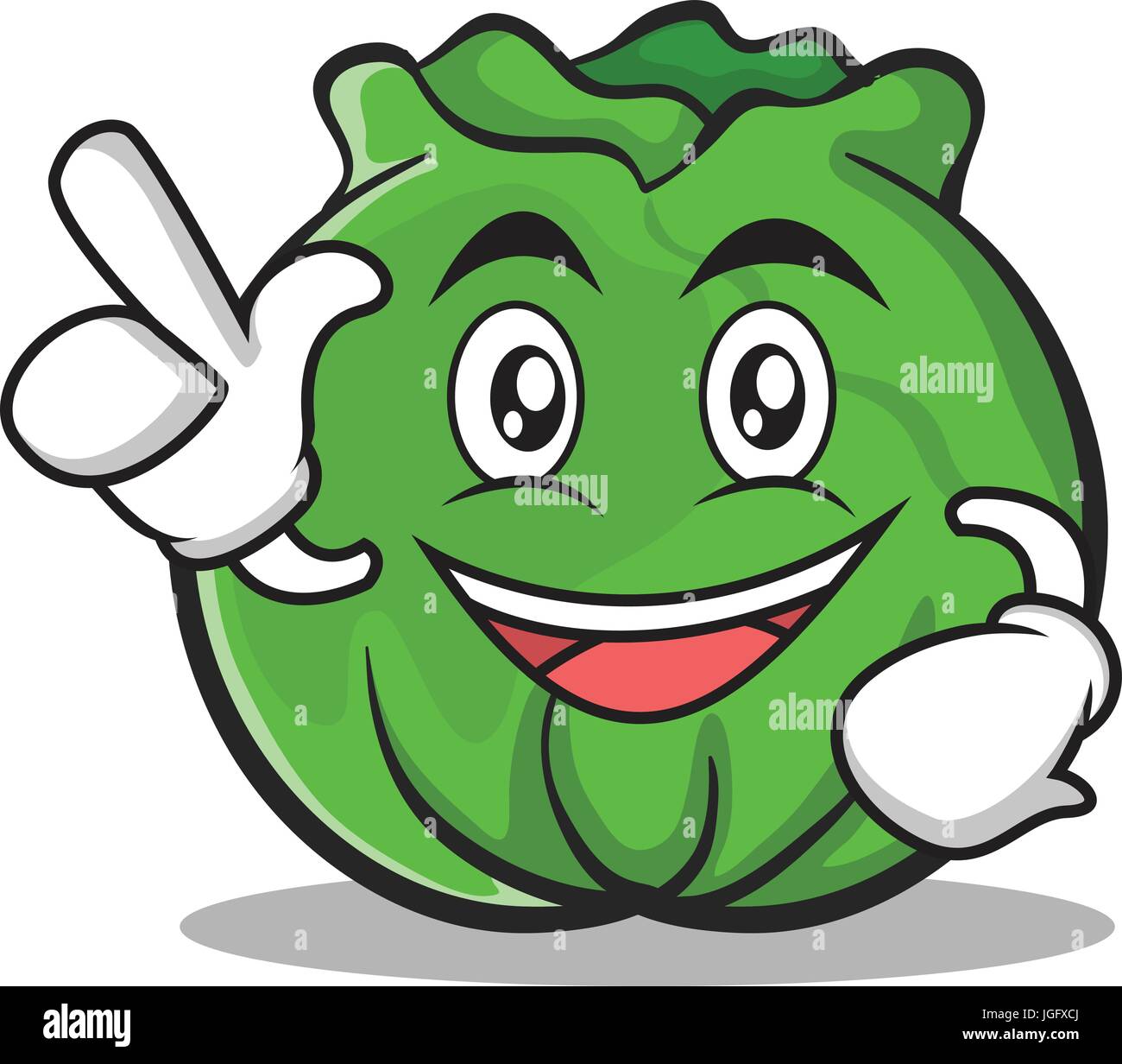 Cabbage cartoon hi-res stock photography and images - Alamy