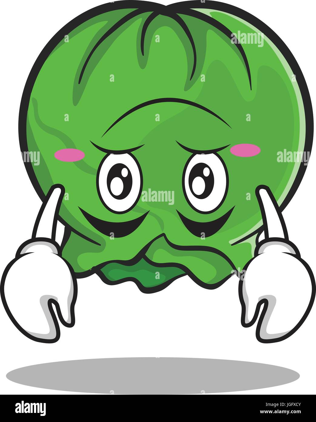 Scared vegetable Stock Vector Images - Alamy