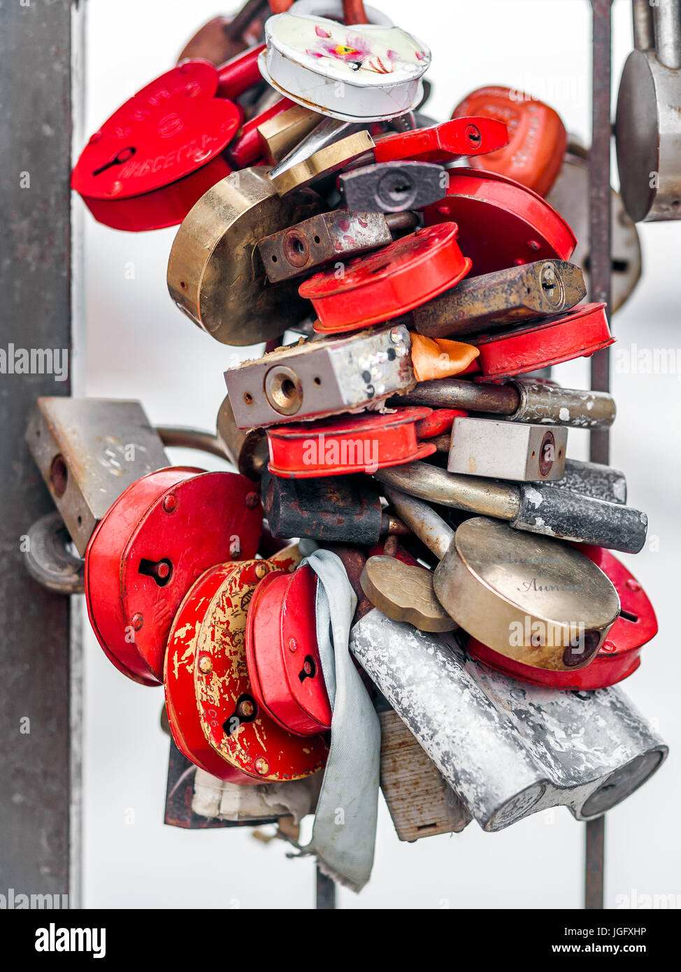 Bunch of padlocks hi-res stock photography and images - Alamy