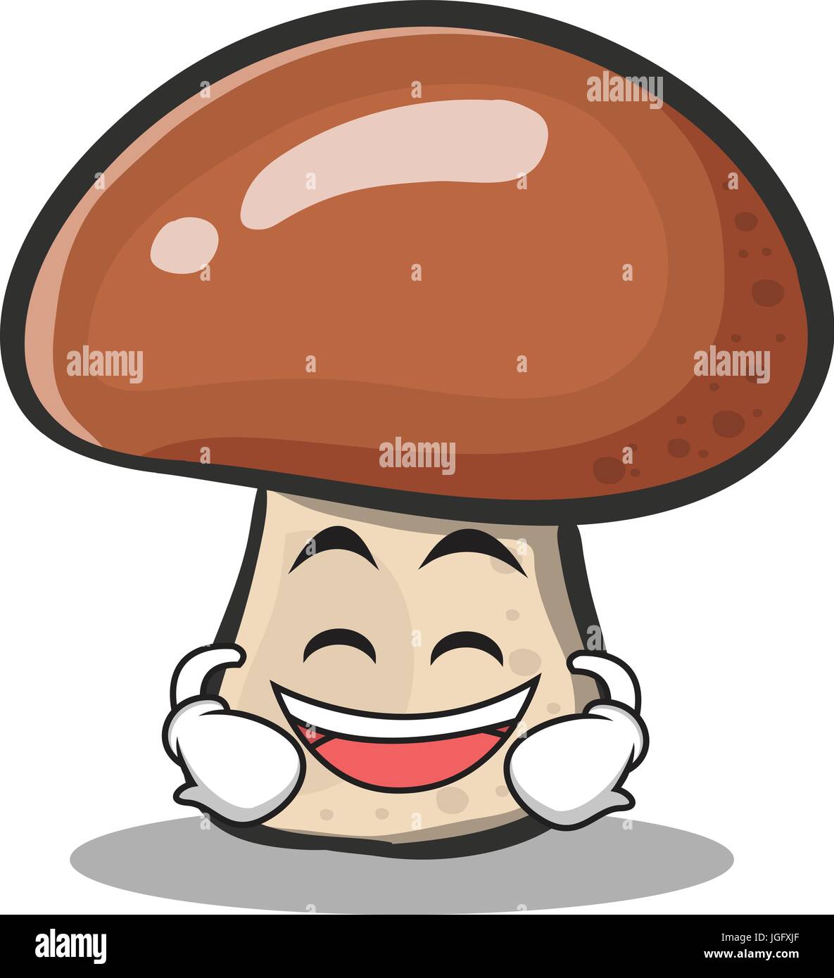 Big laughing mushroom Stock Vector Images - Alamy