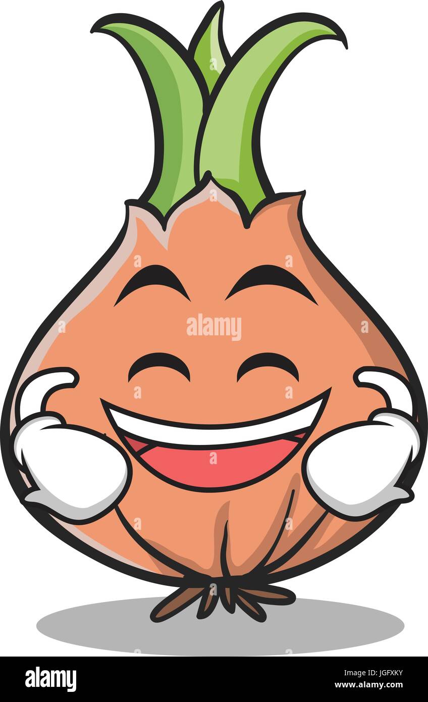 Laughing face onion character cartoon Stock Vector Image & Art - Alamy