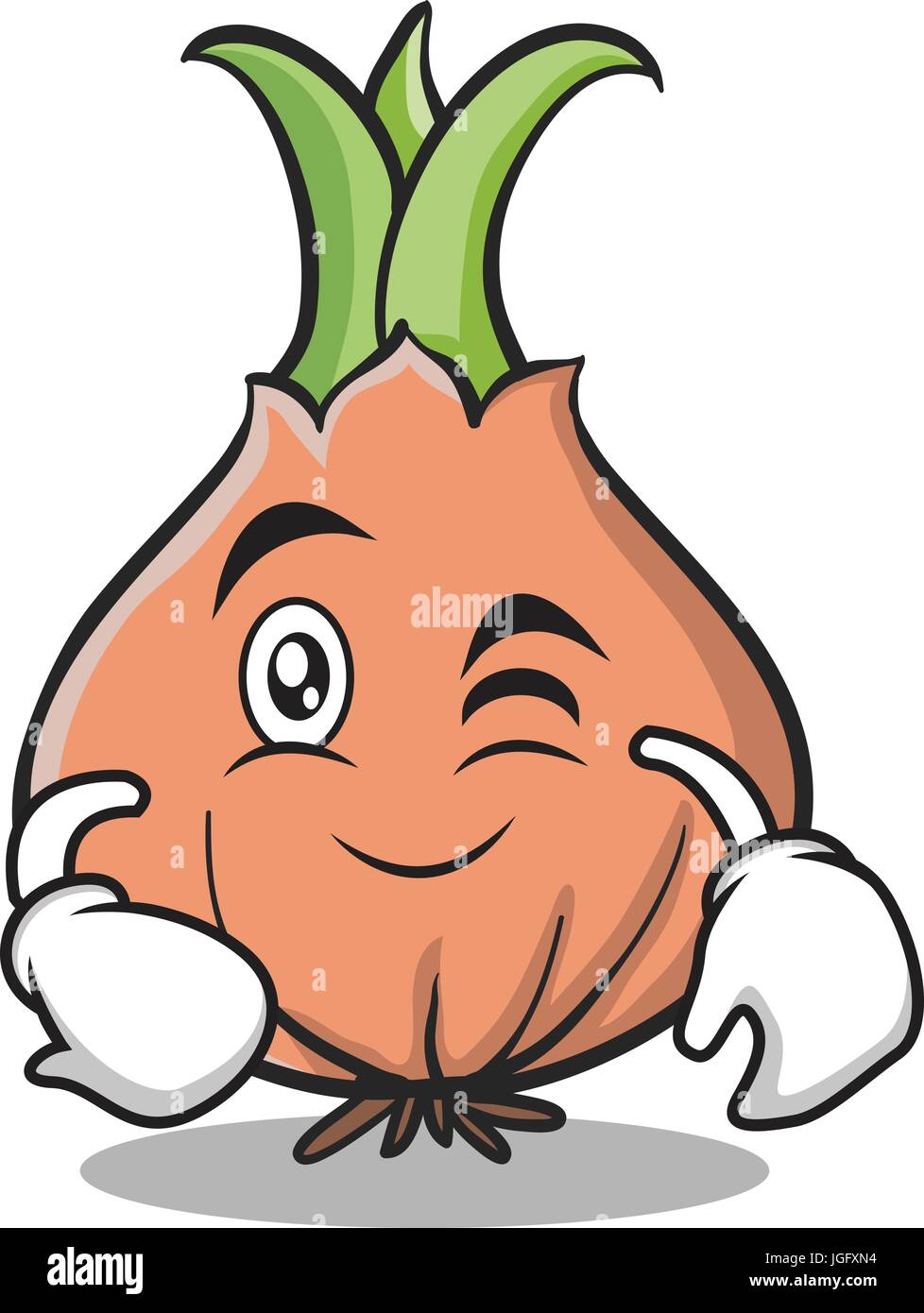 Onion cartoon hi-res stock photography and images - Alamy