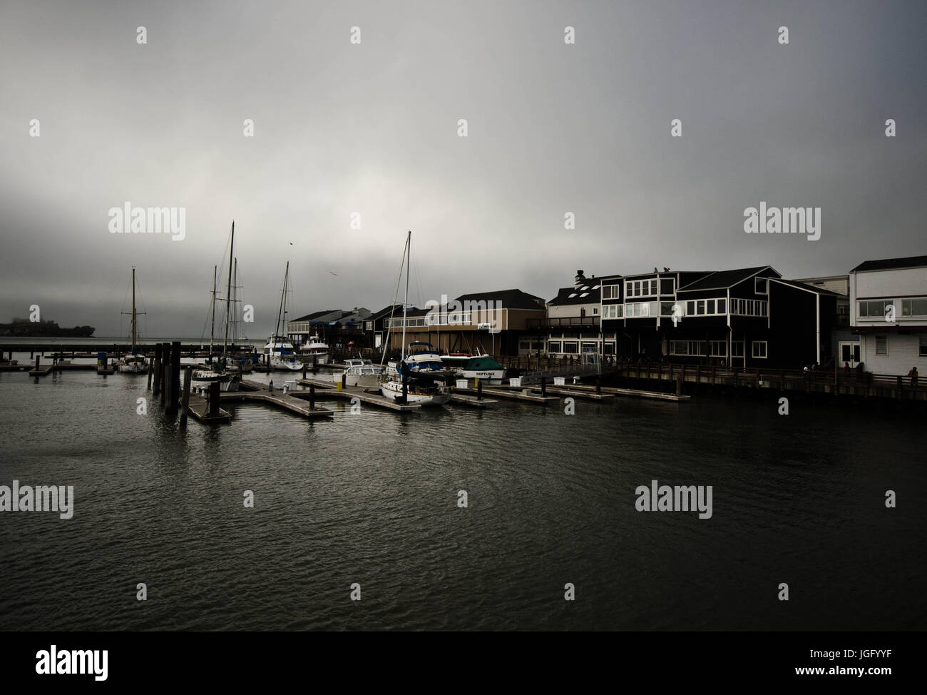 Fishermans wharf dock hi-res stock photography and images - Alamy