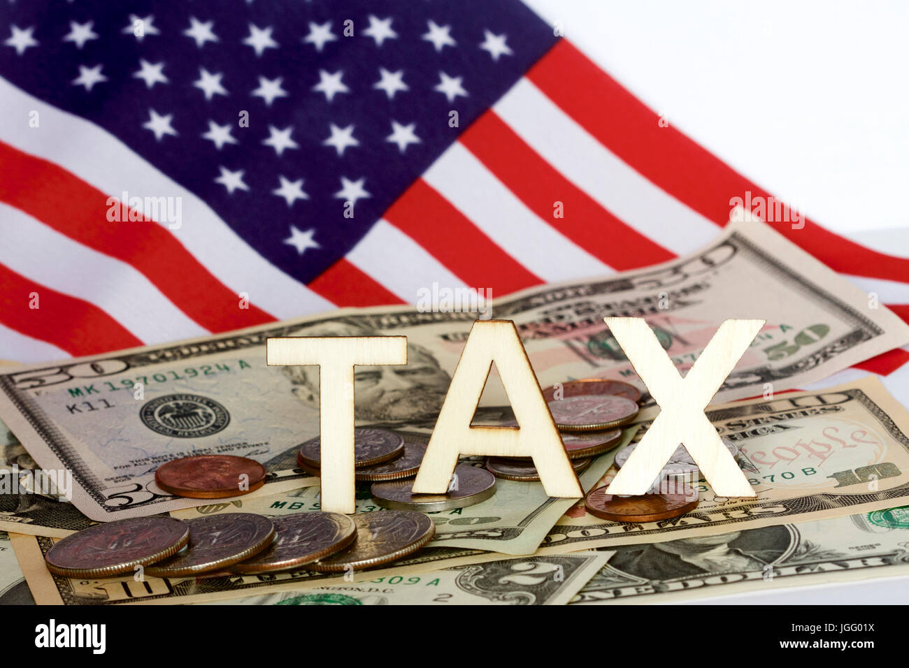 Dollars and flag hi-res stock photography and images - Alamy