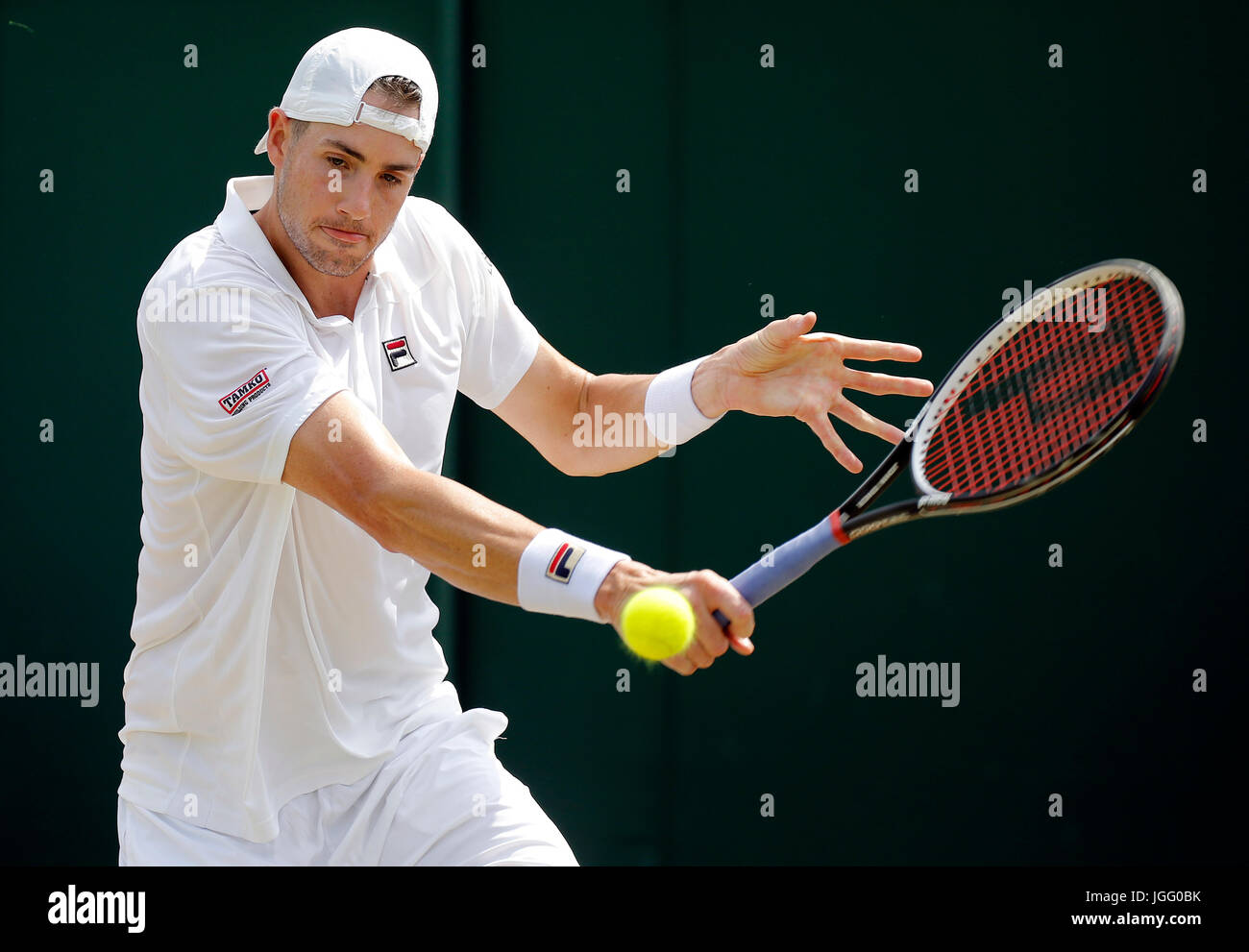 John isner backhand hi-res stock photography and images - Alamy
