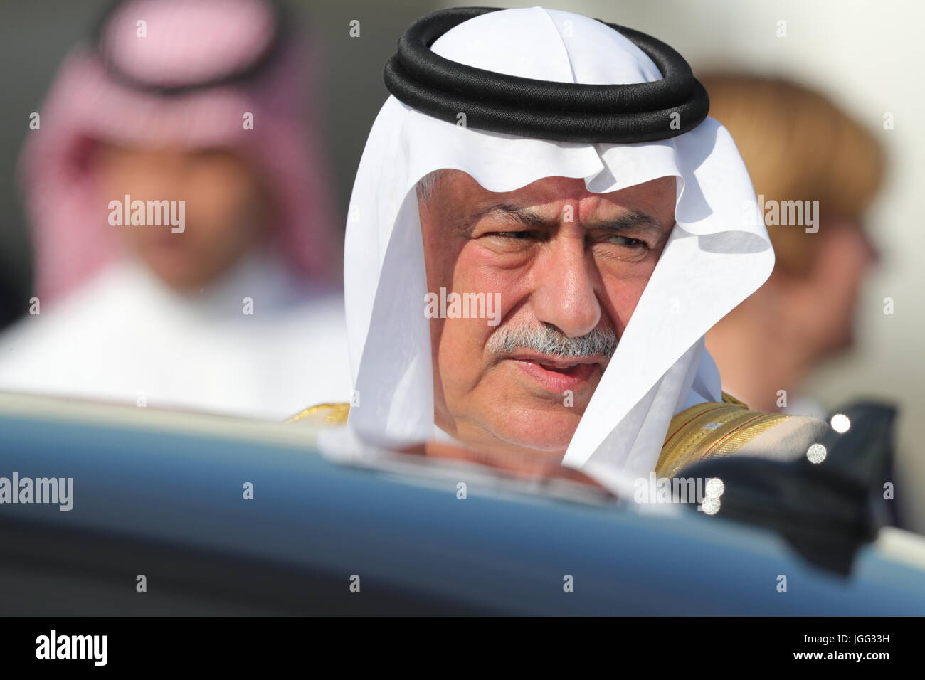 Hamburg, Germany. 06th July, 2017. Saudi State Minister Ibrahim al ...