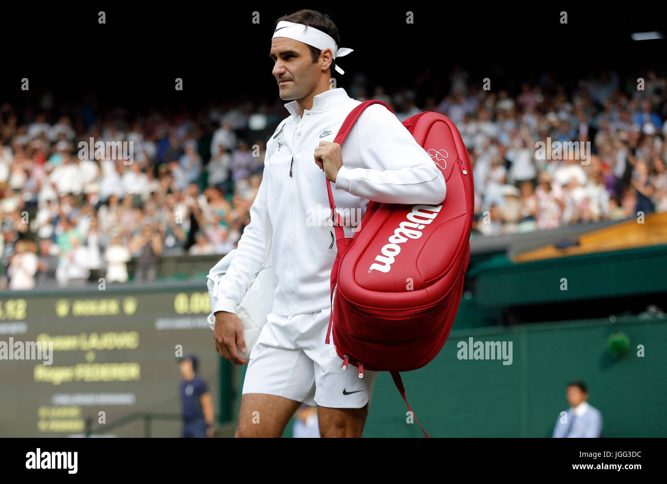 ROGER FEDERER, SWITZERLAND, THE WIMBLEDON CHAMPIONSHIPS 2017, 2017 ...