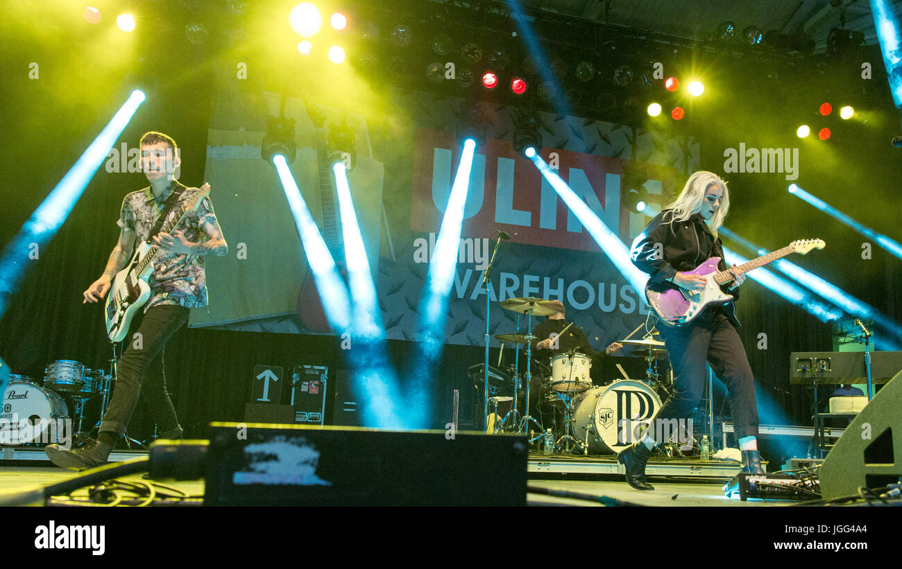 Milwaukee, Wisconsin, USA. 4th July, 2017. ALEX BABINSKI, JUSTIN NACE ...