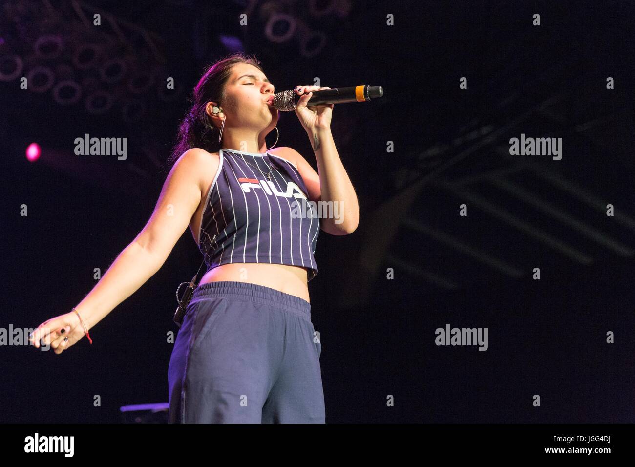 Milwaukee, Wisconsin, USA. 4th July, 2017. Singer ALESSIA CARA (ALESSIA ...