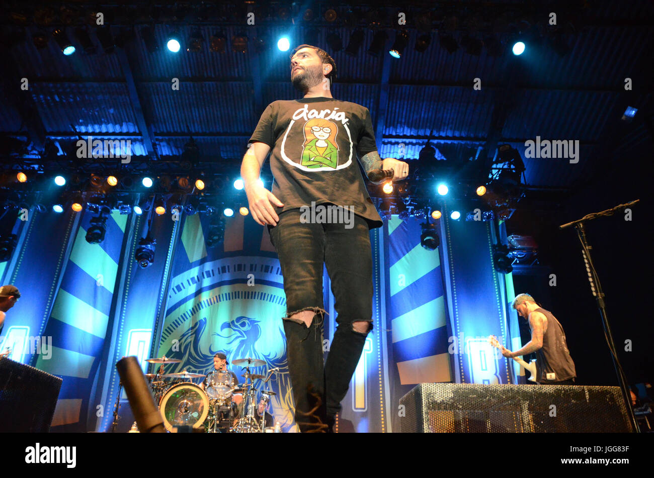 Milwaukee, Wisconsin, USA. 6th July, 2017. Lead singer Jeremy McKinnon ...