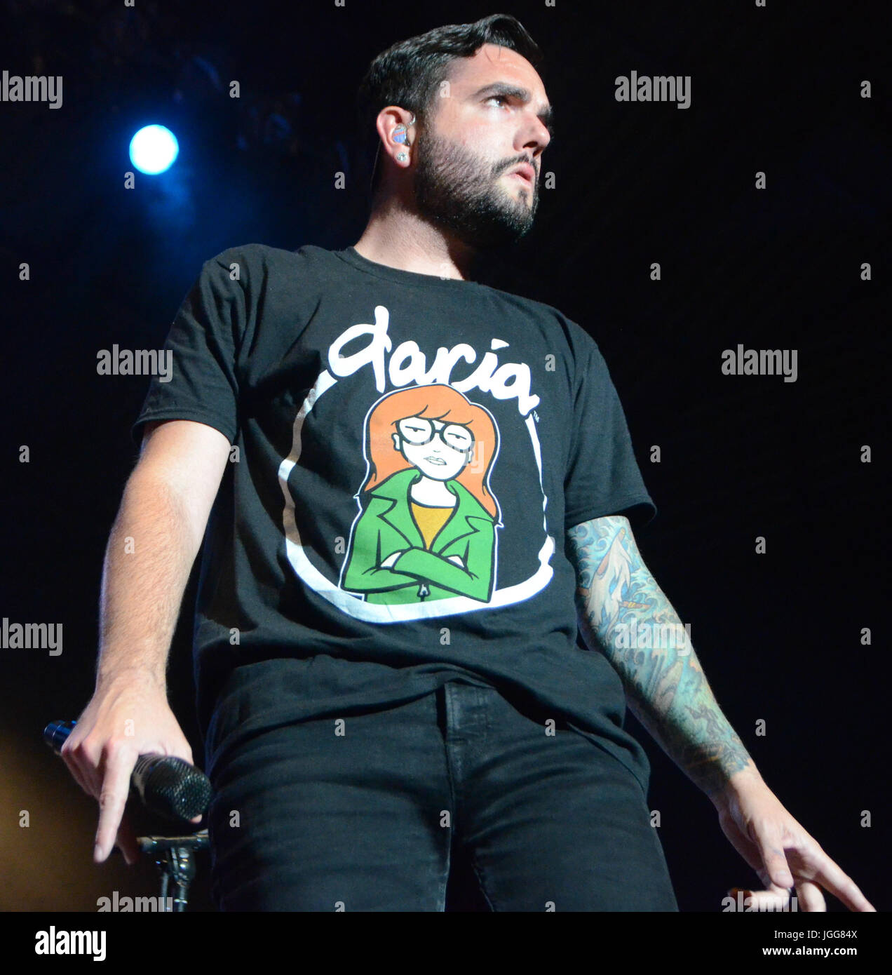 Milwaukee, Wisconsin, USA. 6th July, 2017. Lead singer Jeremy McKinnon ...