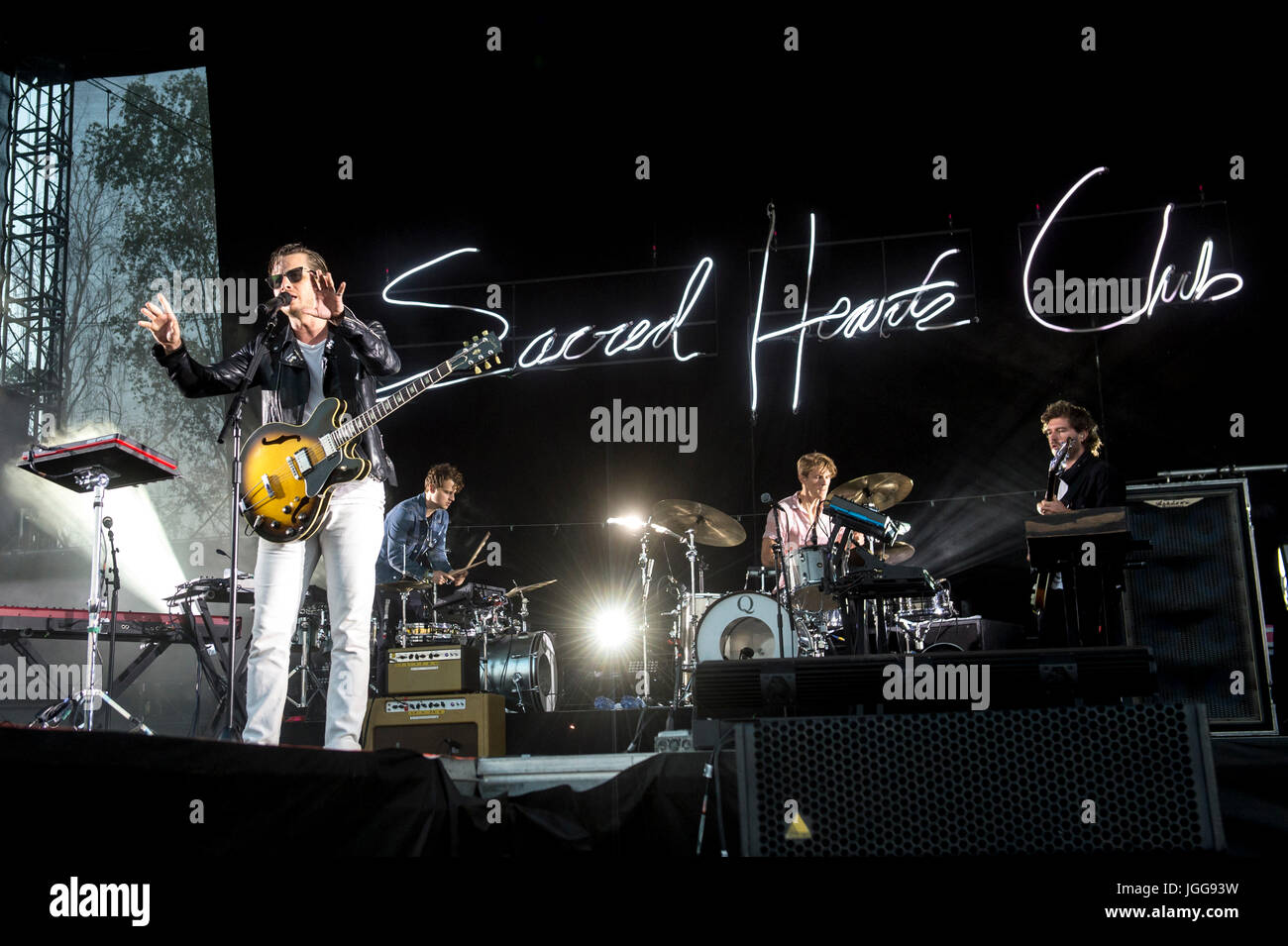 Mark foster of foster the people band hi-res stock photography and ...