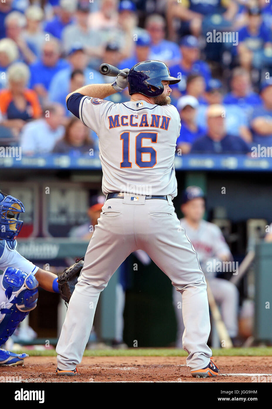 Kansas City, Missouri, USA. 7th June, 2017. Brian McCann (Astros) MLB ...