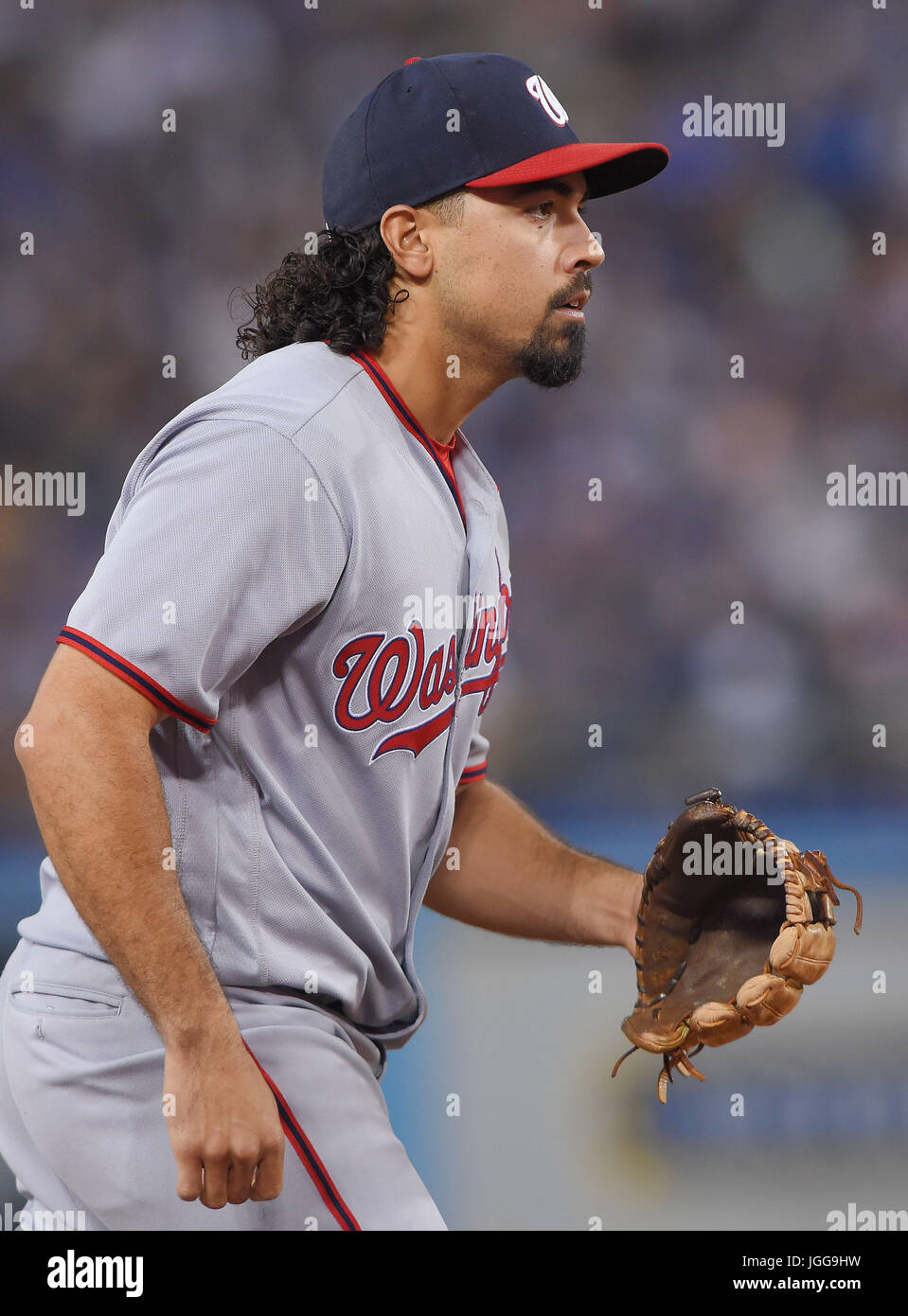 Los Angeles, California, USA. 5th June, 2017. Anthony Rendon (Nationals ...