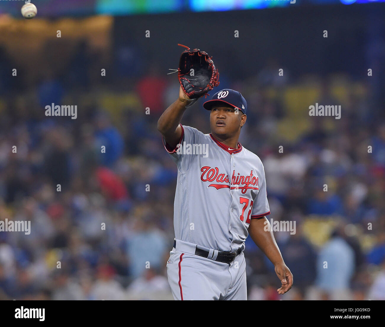 Los Angeles, California, USA. 5th June, 2017. Enny Romero (Nationals ...