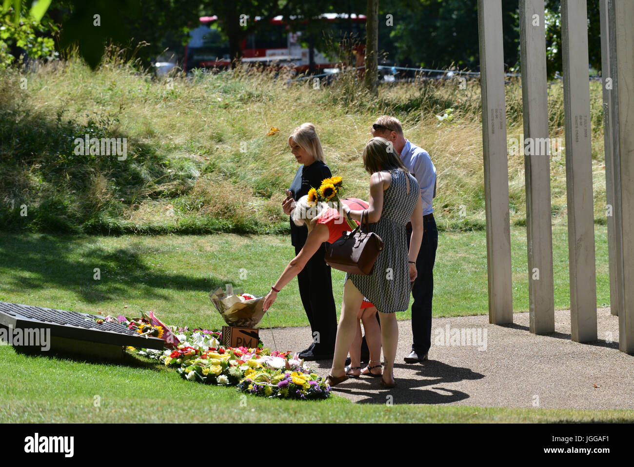 Hyde Park, London, UK. 7th July 2017. Commemoration of the London ...