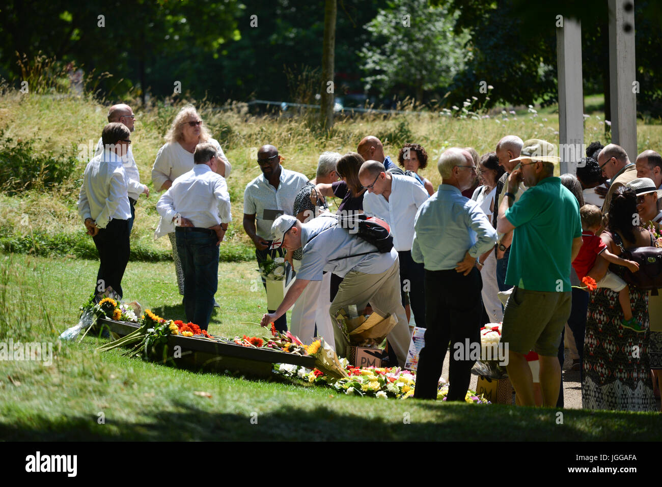 Hyde Park, London, UK. 7th July 2017. Commemoration of the London ...