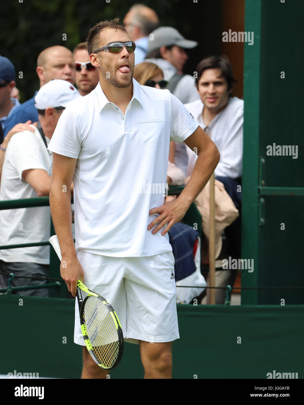 JERZY JANOWICZ The Championships Wimbledon on July 3, 2017 in London ...