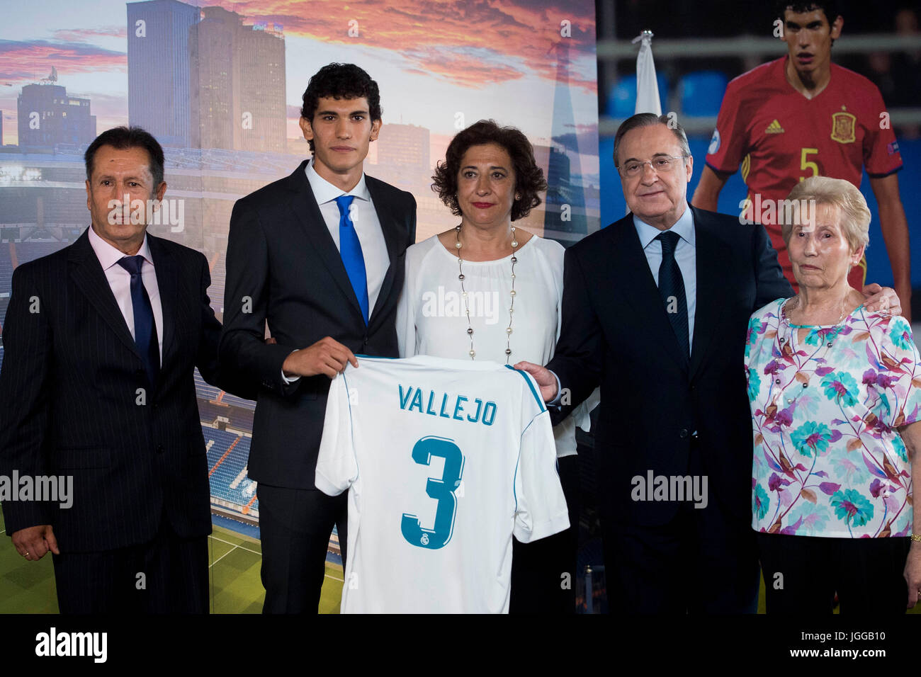 The soccer playerJesus Vallejo of Real Madrid in Madrid on Friday 7th ...