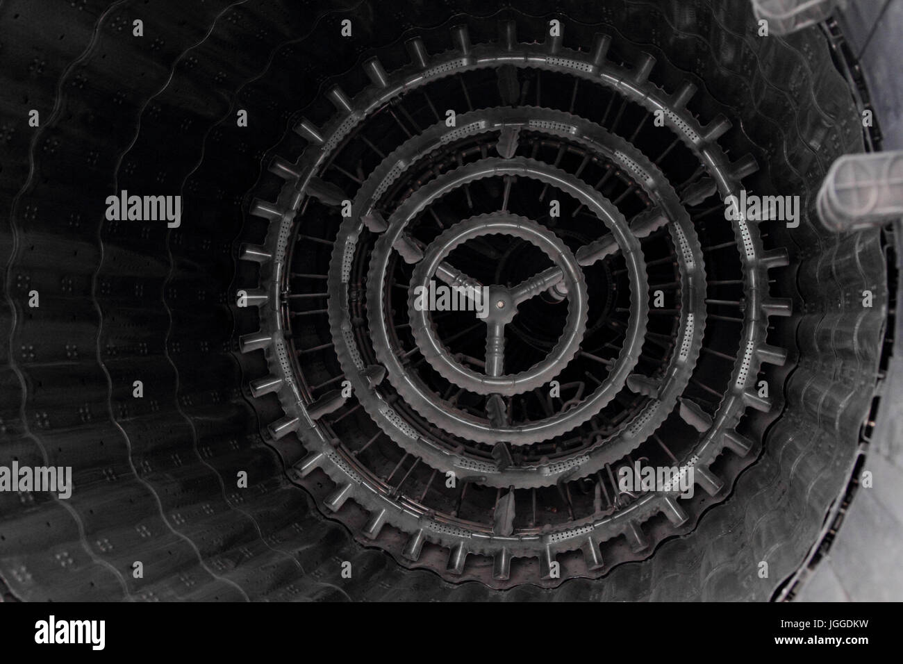 The tail of modern jet aircraft engine Stock Photo - Alamy