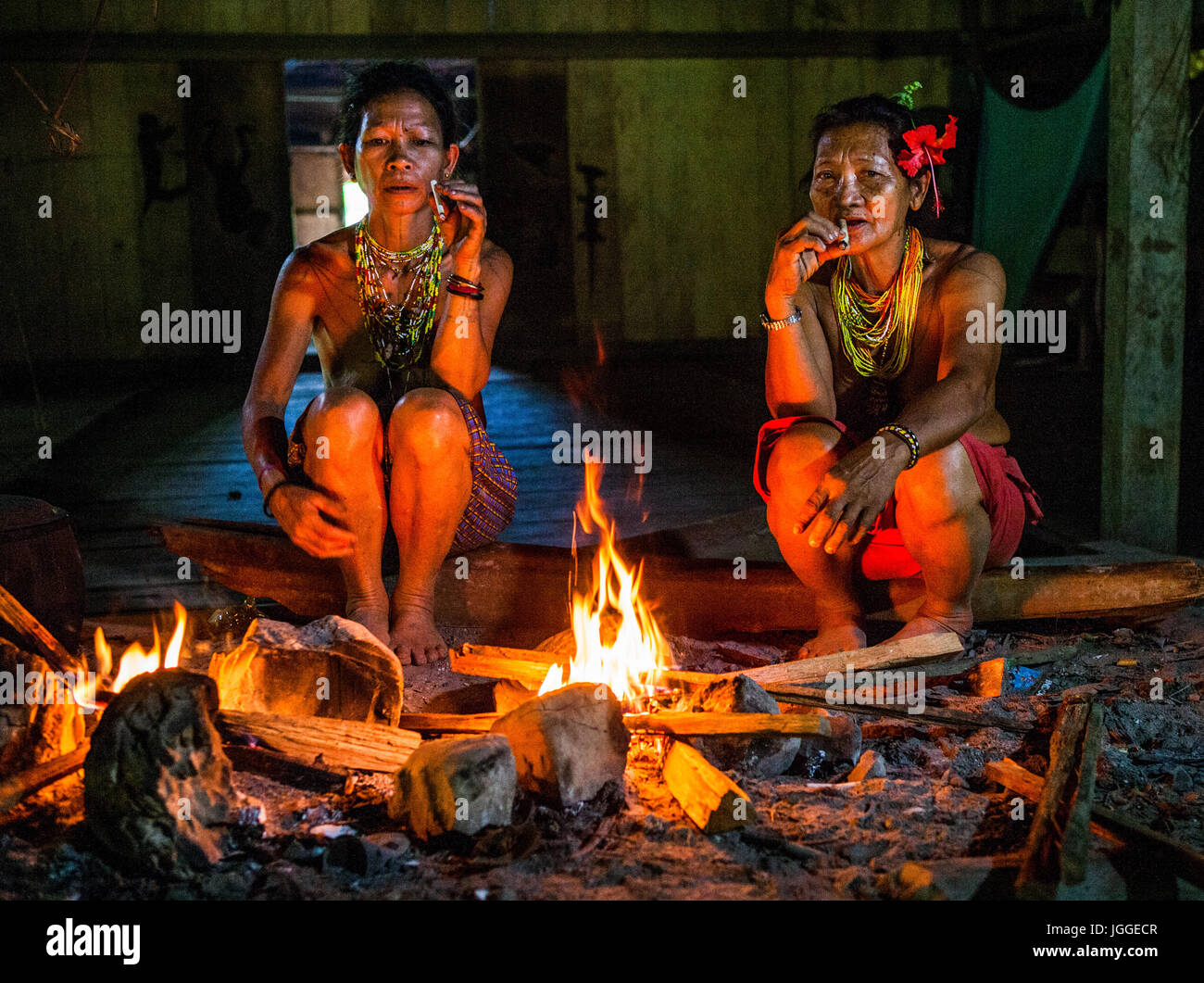MENTAWAI PEOPLE, WEST SUMATRA, SIBERUT ISLAND, INDONESIA – 03 OKTOBER ...