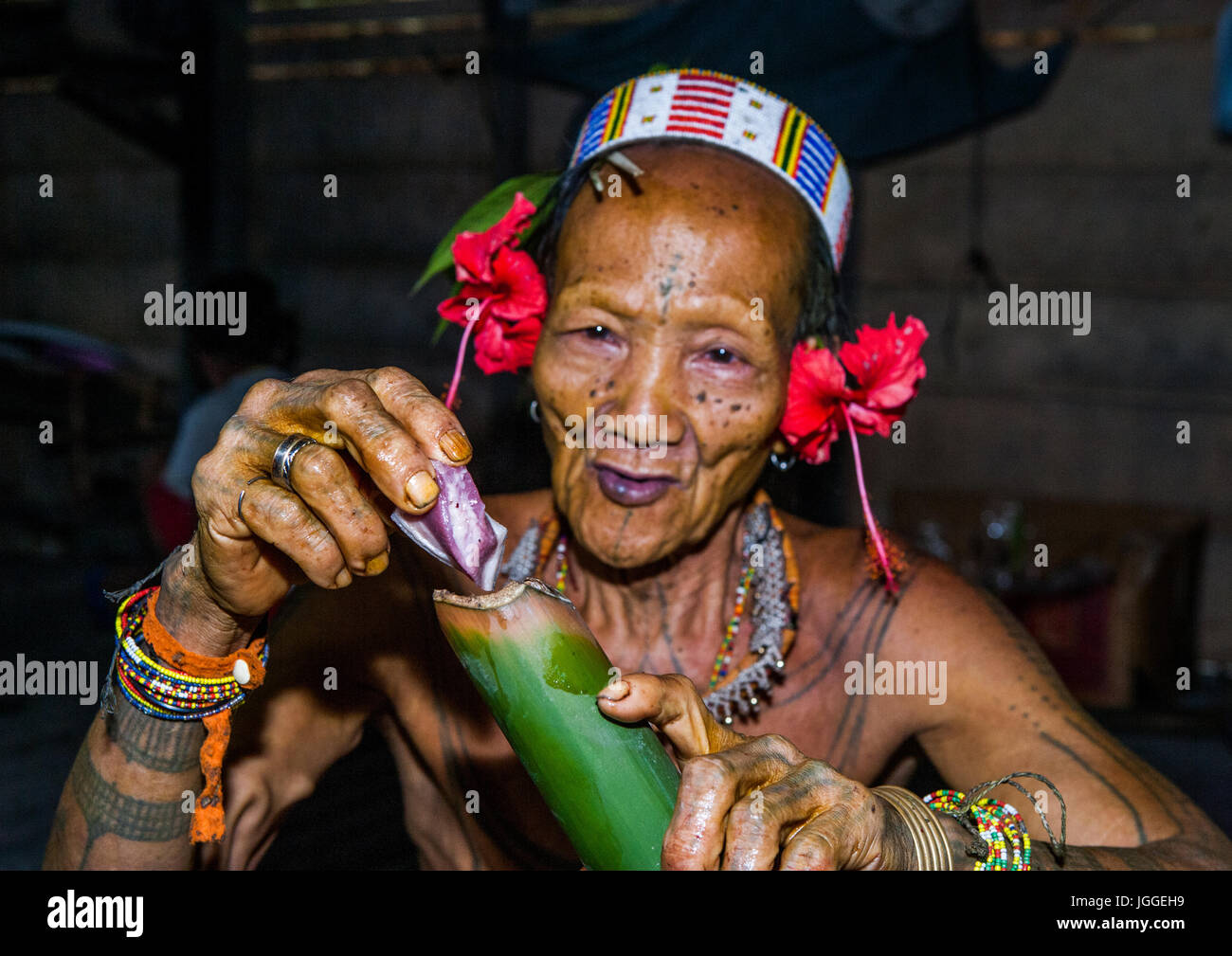 MENTAWAI PEOPLE, WEST SUMATRA, SIBERUT ISLAND, INDONESIA – 03 OKTOBER ...