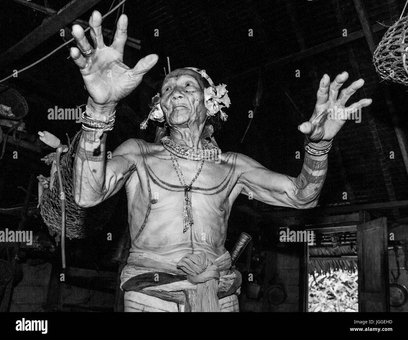 MENTAWAI PEOPLE, WEST SUMATRA, SIBERUT ISLAND, INDONESIA – 03 OKTOBER ...