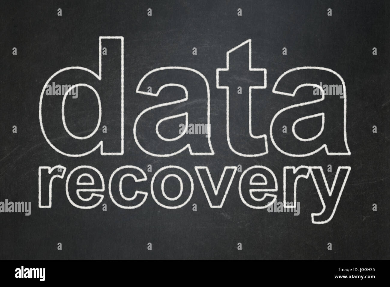 Information concept: Data Recovery on chalkboard background Stock Photo ...