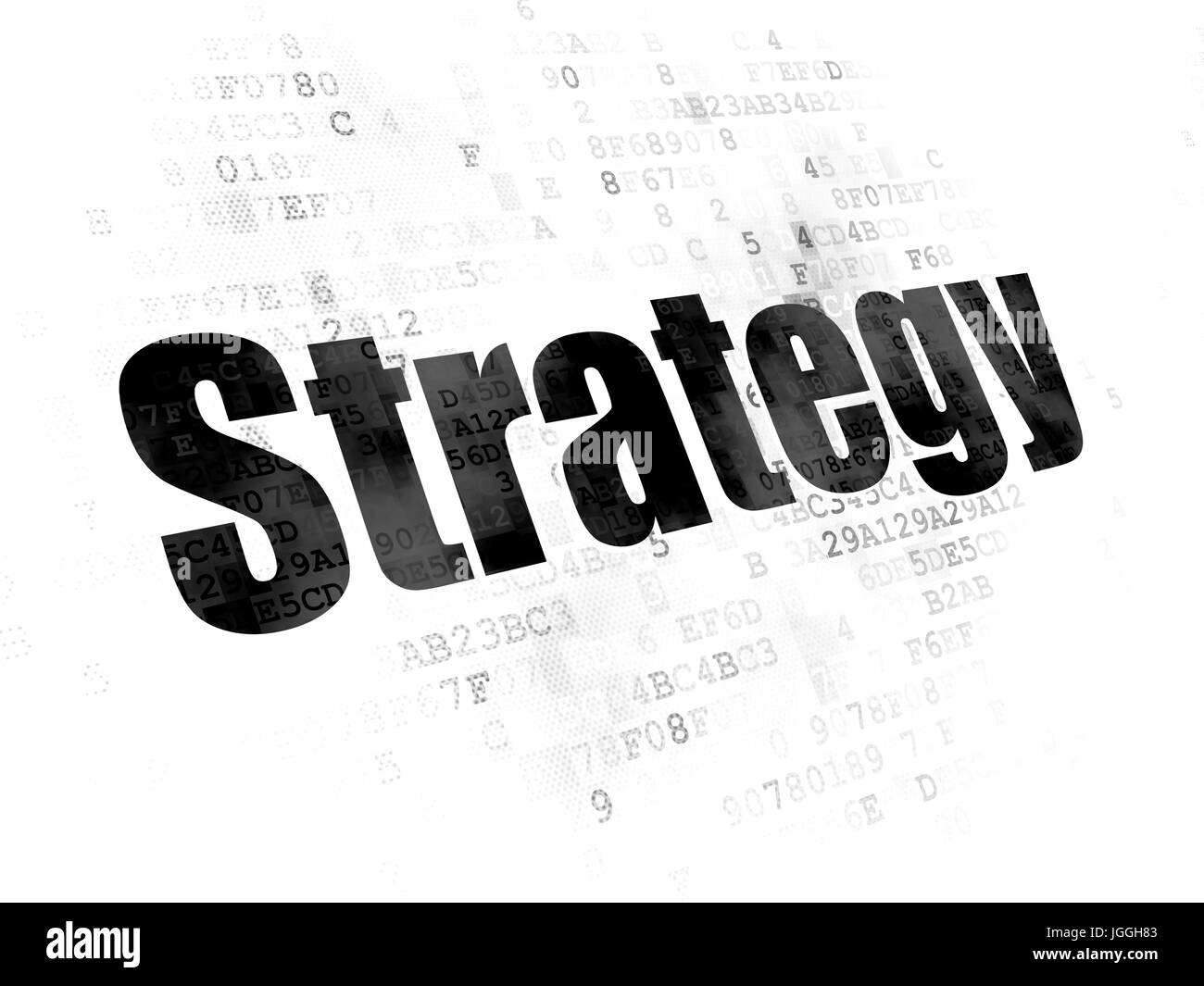 Business concept: Strategy on Digital background Stock Photo - Alamy