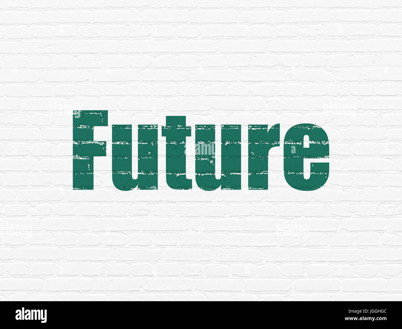 Time concept: Future on wall background Stock Photo - Alamy