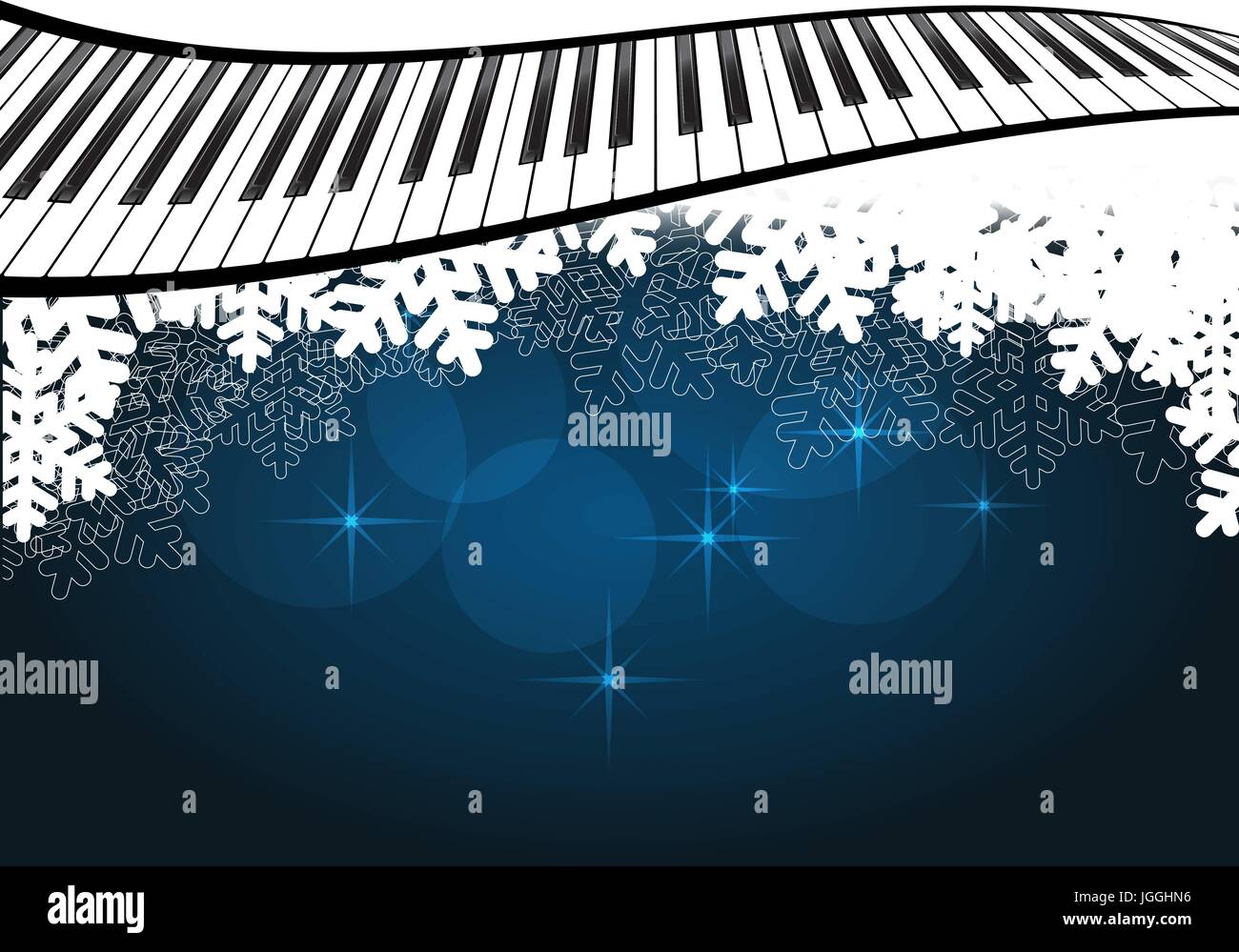 Blue template with piano Stock Vector Image & Art - Alamy