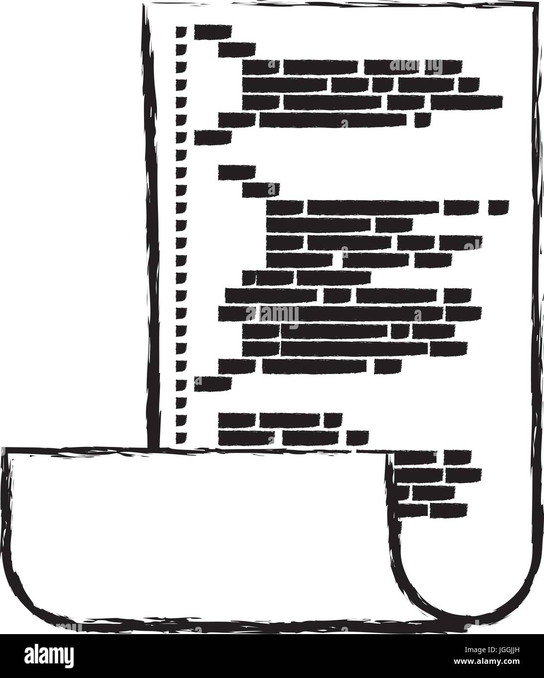 monochrome blurred silhouette of sheet with printed source code Stock Vector Image & Art - Alamy