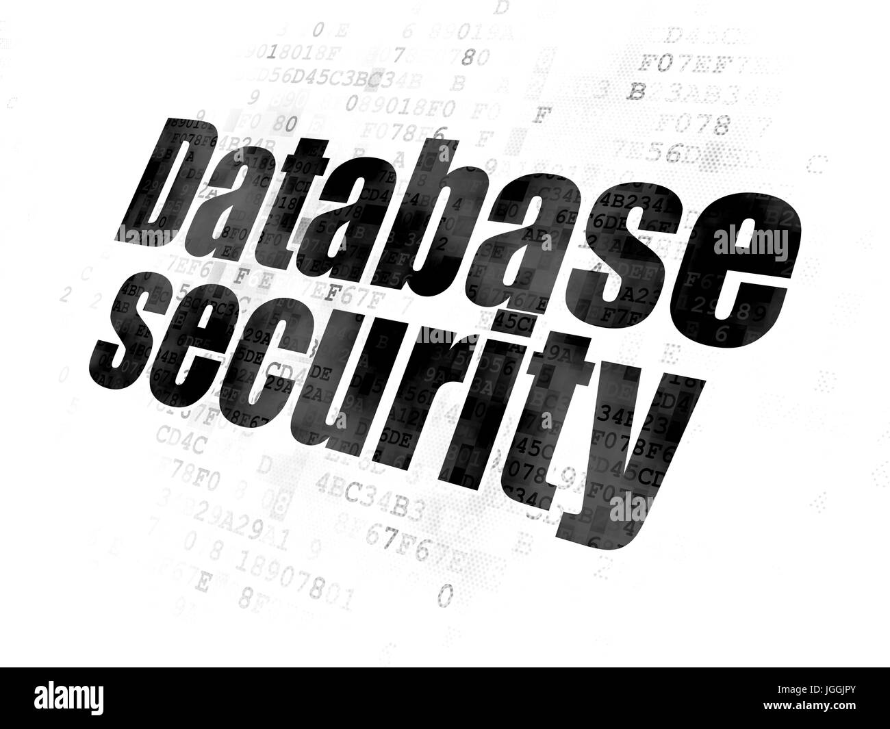 Software concept: Database Security on Digital background Stock Photo ...